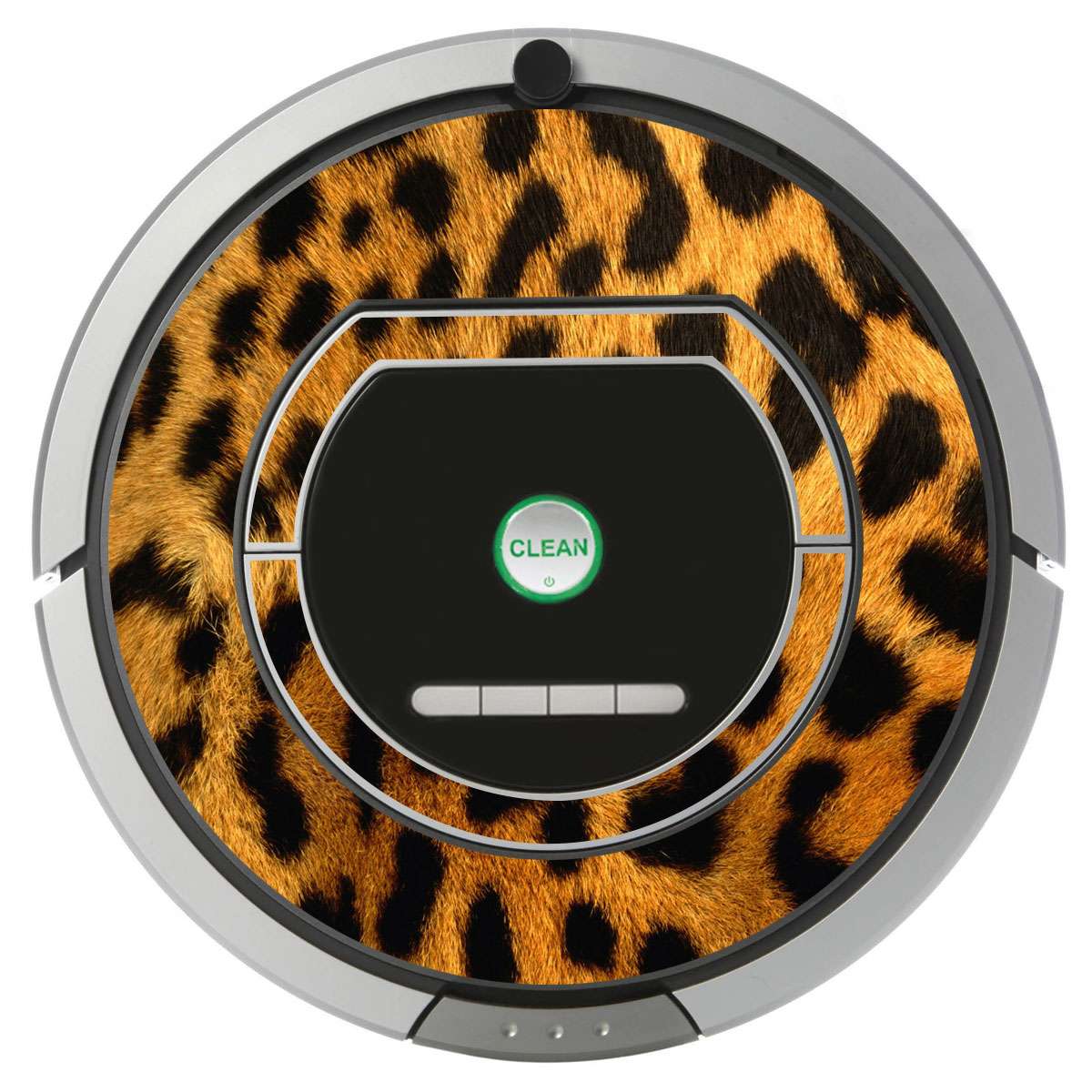 Animal texture. Vinyl stickers Roomba iRobot - 700 - 800 Series.